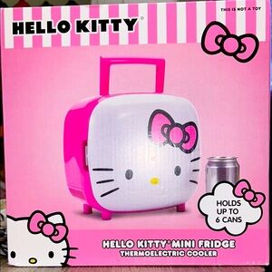 Hello Kitty | Toys | Hello Kitty Pink Mini Fridge | Poshmark